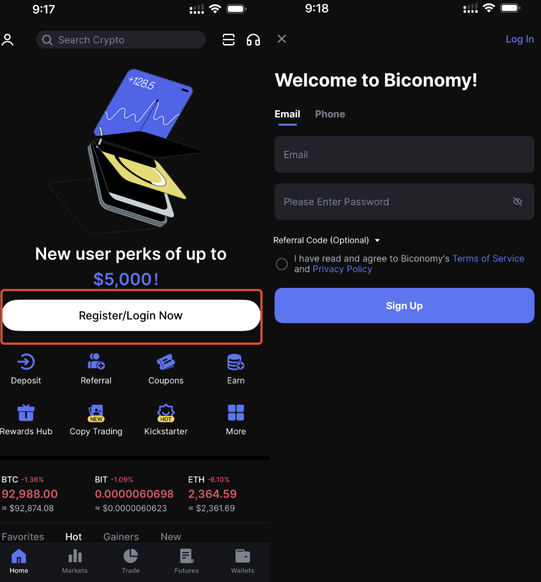 How to Register a New Biconomy Account – App Guide – Biconomy | Support Center