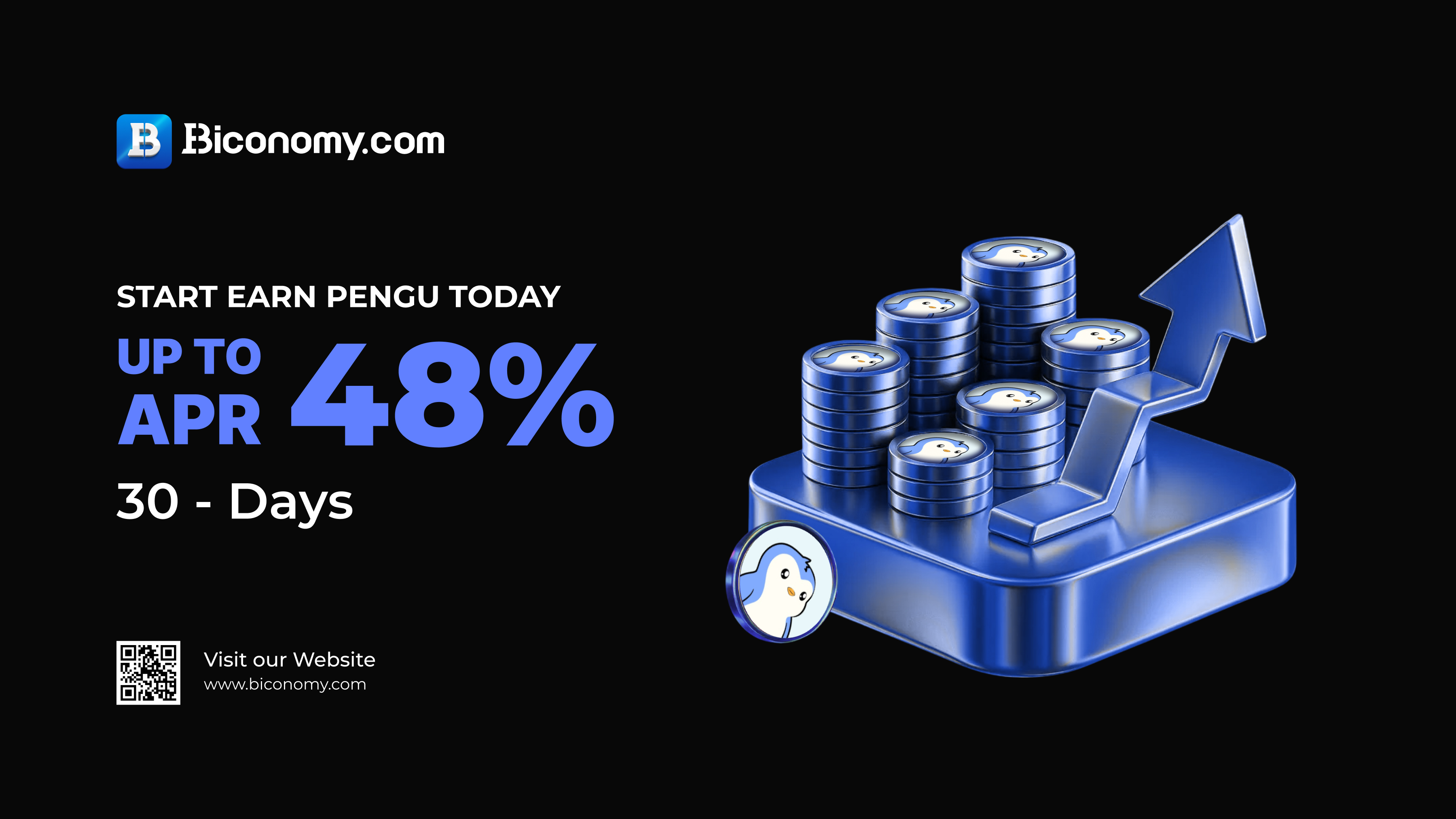Biconomy.com Earn - Pudgy Penguins Locked Products: Enjoy Up to 48% APR ...
