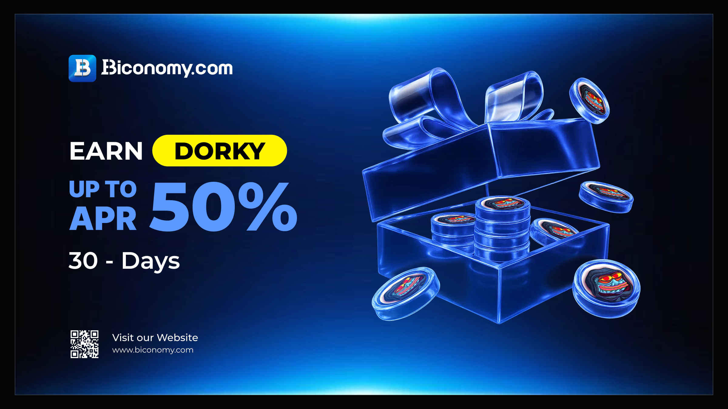 Biconomy.com Earn - DORKY Locked Products: Enjoy Up to 50% APR in ...