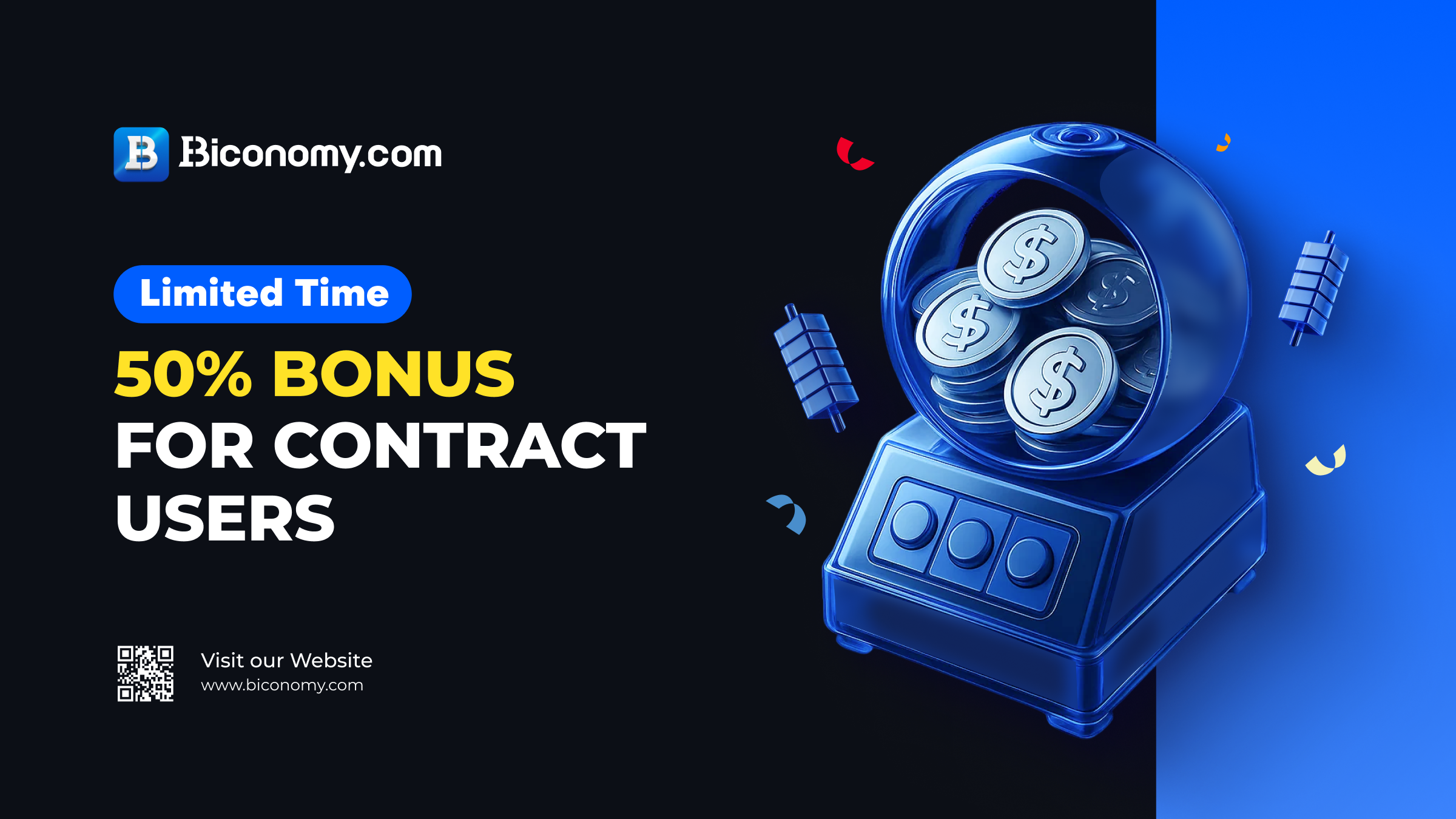 Sözleşme kullanıcılarına özel sınırlı süreli avantaj - yatırın ve %50 bonus kazanın! 🎉 ...