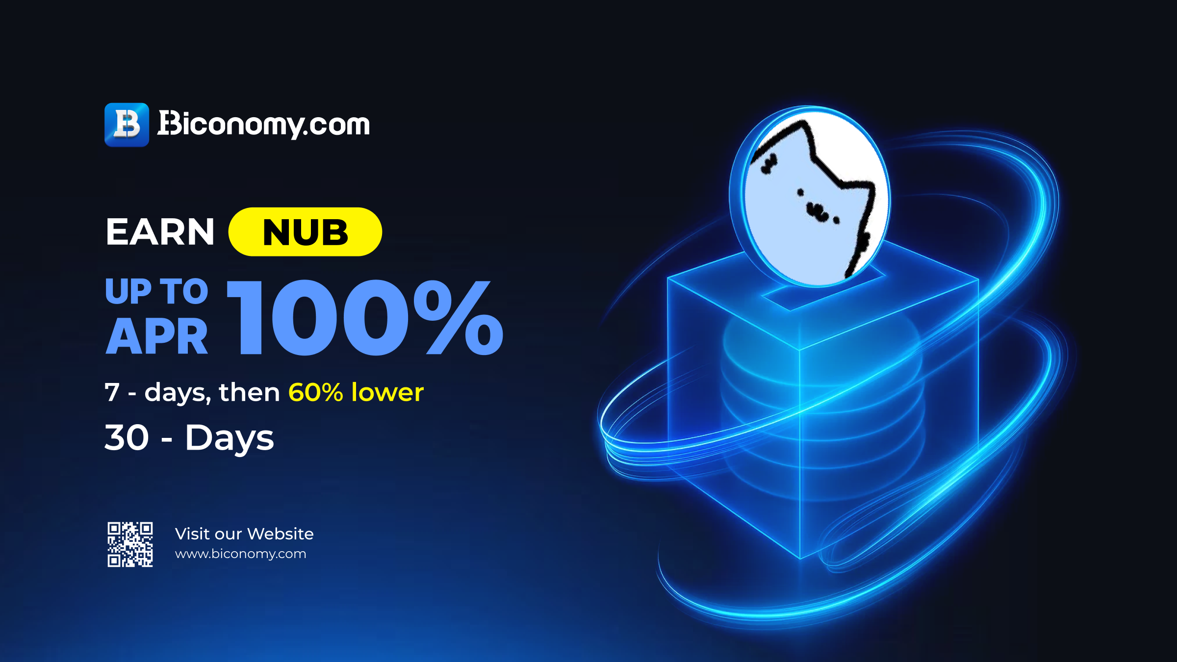Biconomy.com Earn - nubcat Locked Products: Enjoy Up to 100% APR in ...