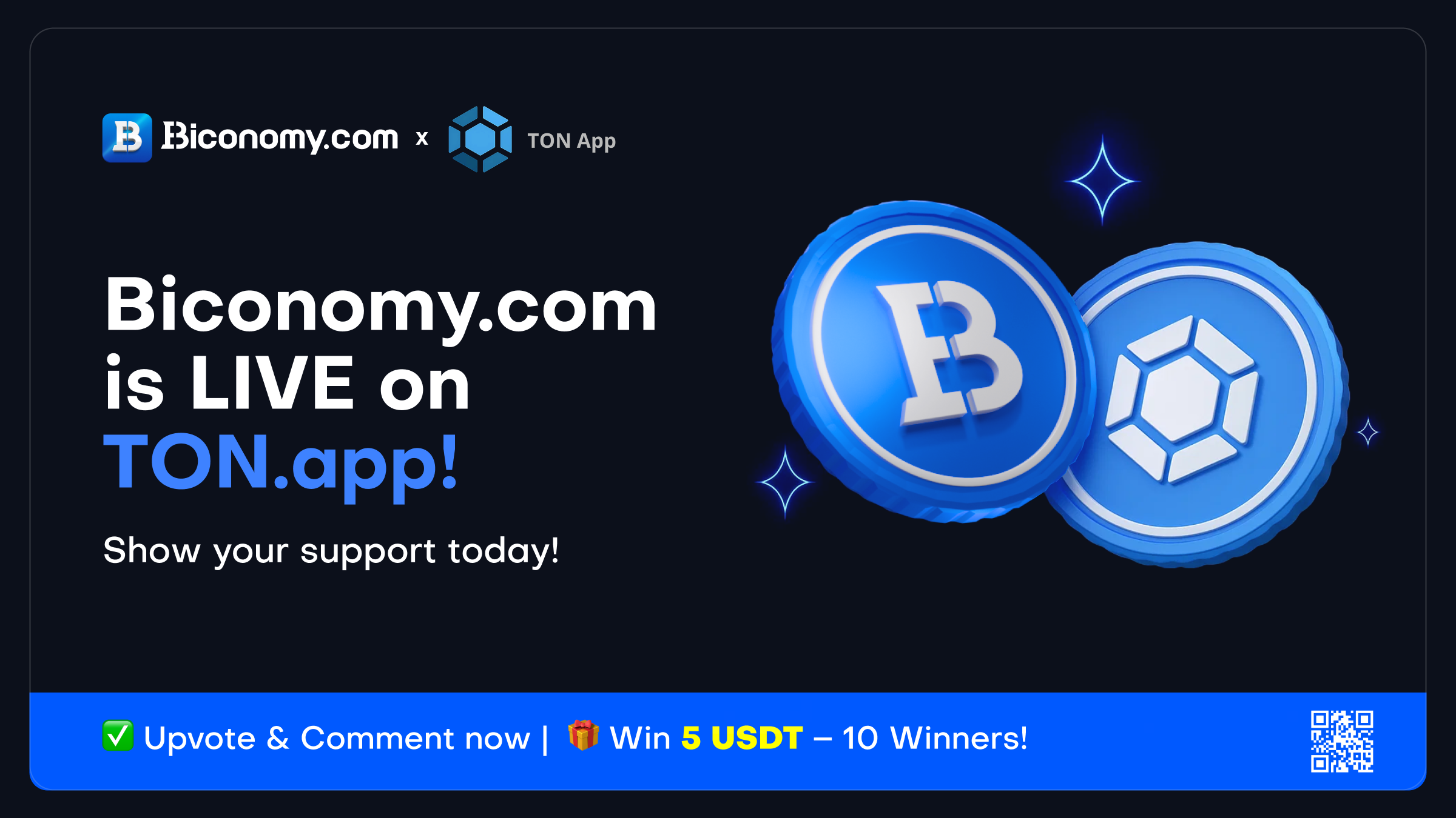 🚀 Biconomy.com is now listed on TON.app! Join the Support Event & Win ...