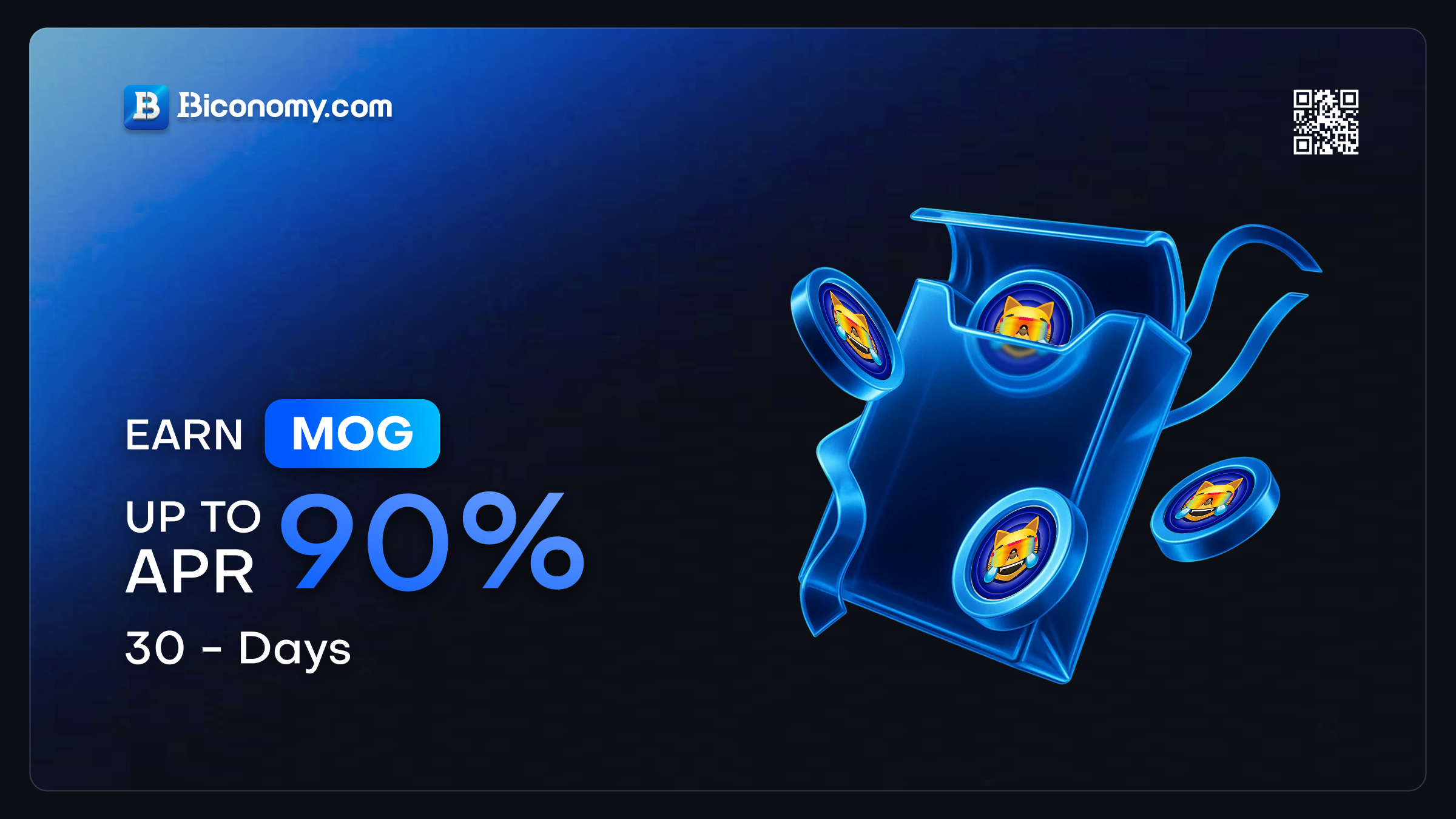 Biconomy.com Earn -Mog Coin Locked Products: Enjoy Up to 90% APR in ...