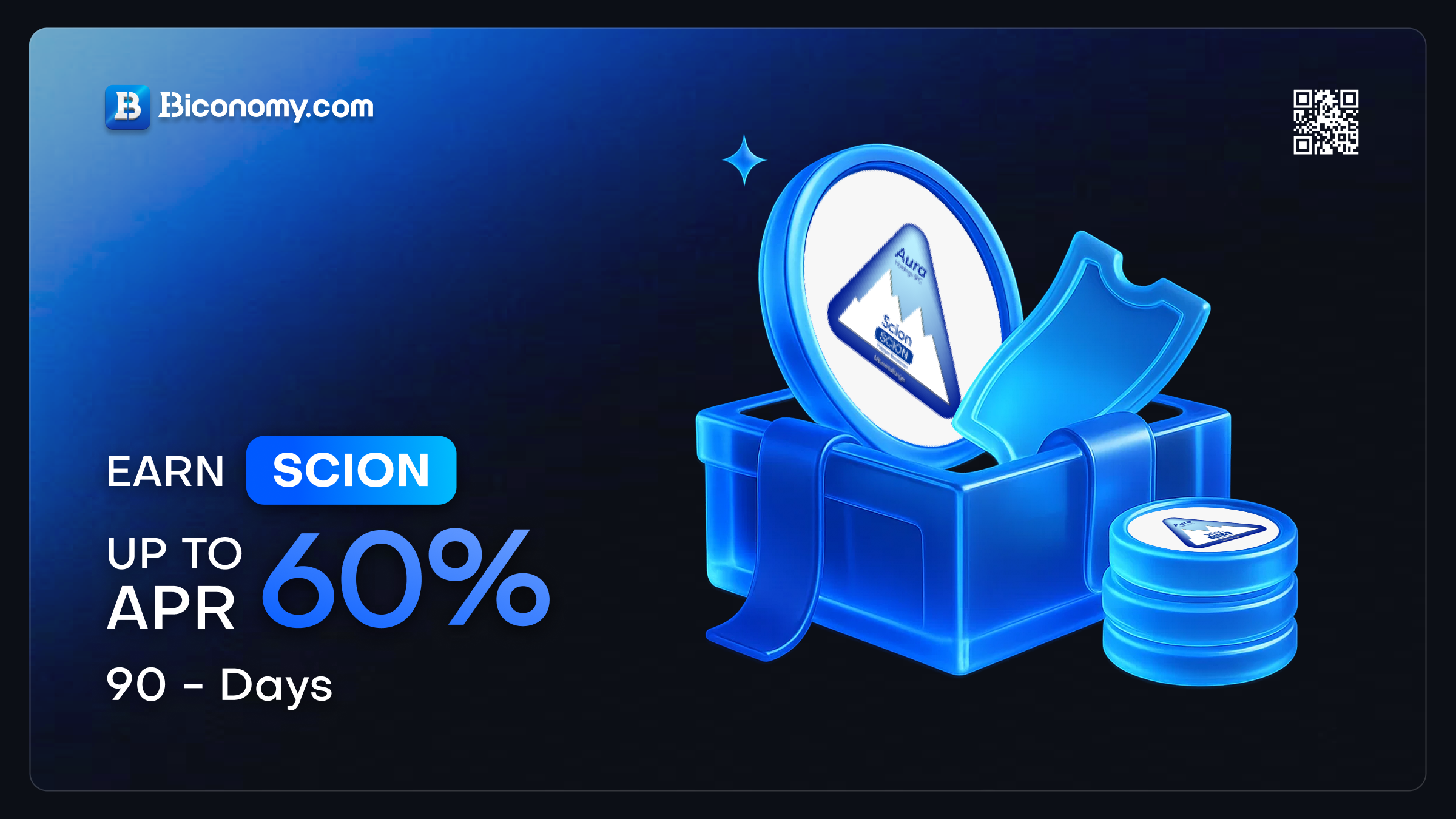 Biconomy.com Earn -Scion Token Locked Products: Enjoy Up to 60% APR in ...