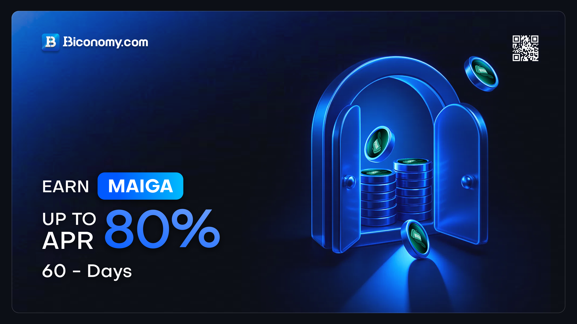 Biconomy.com Earn -Maiga Locked Products: Enjoy Up to 80% APR in ...