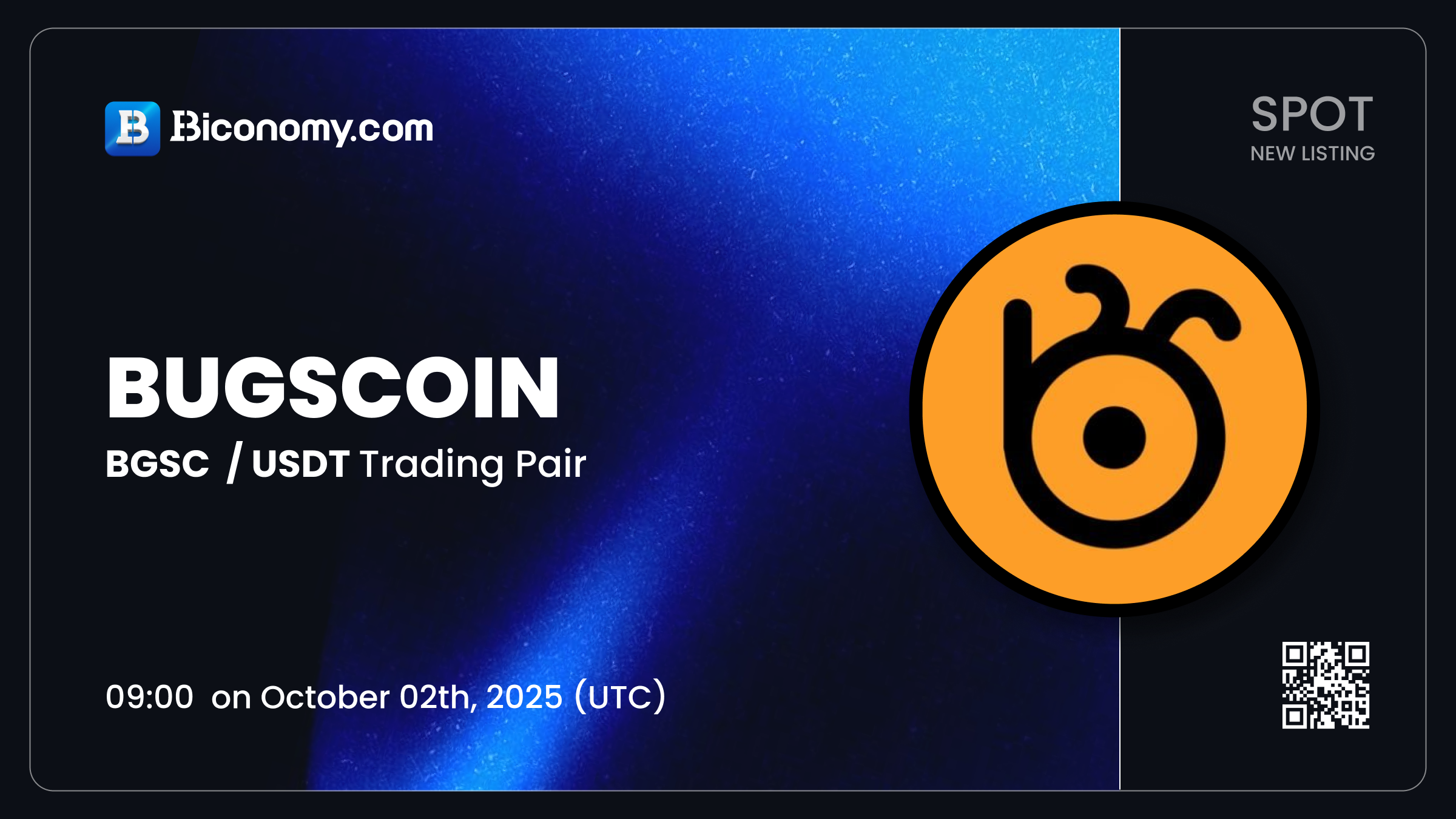 Biconomy.com New Listing BugsCoin (BGSC) for Spot Trading! – Biconomy ...