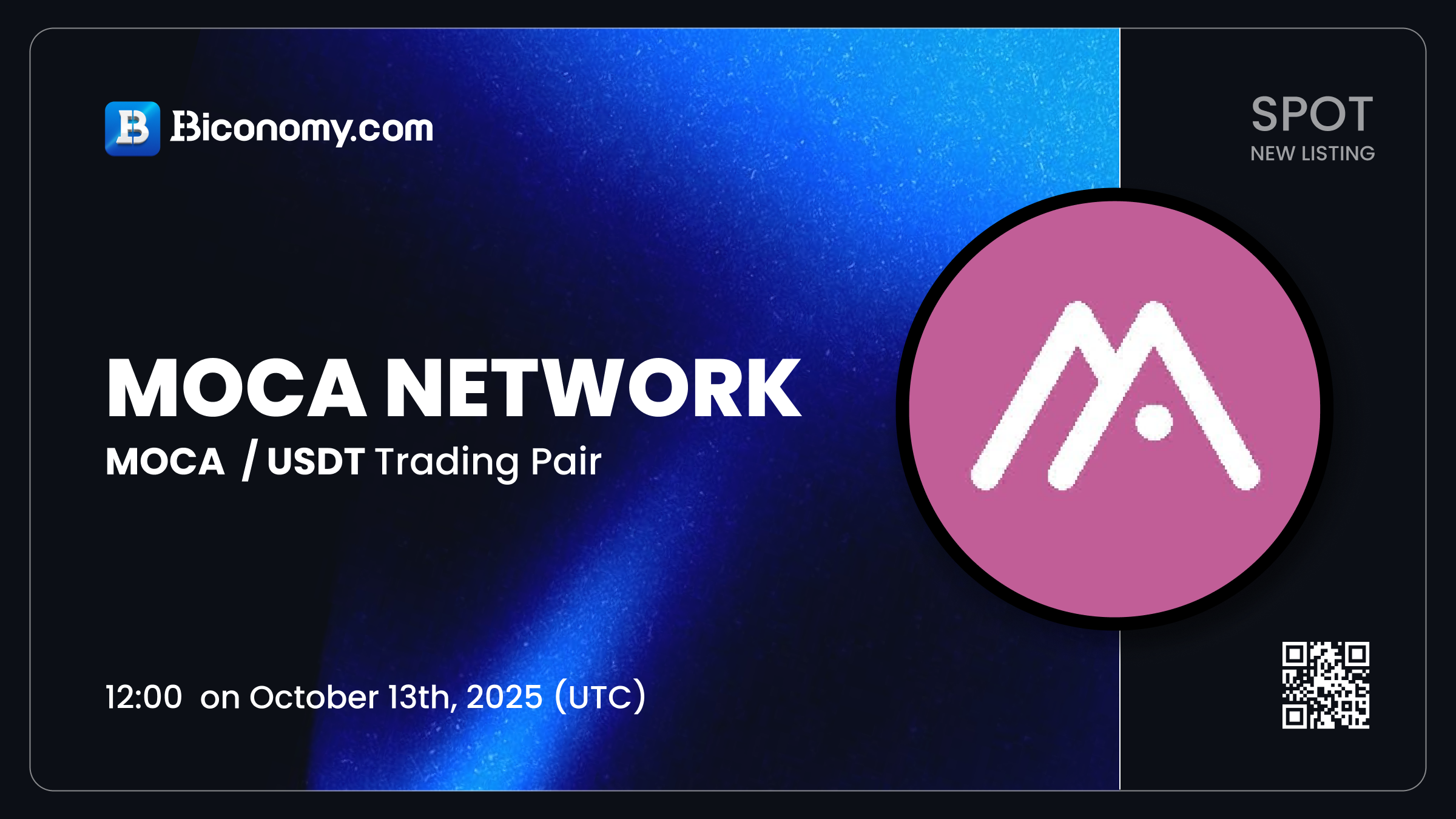 Biconomy.com New Listing Moca Network (MOCA) for Spot Trading ...