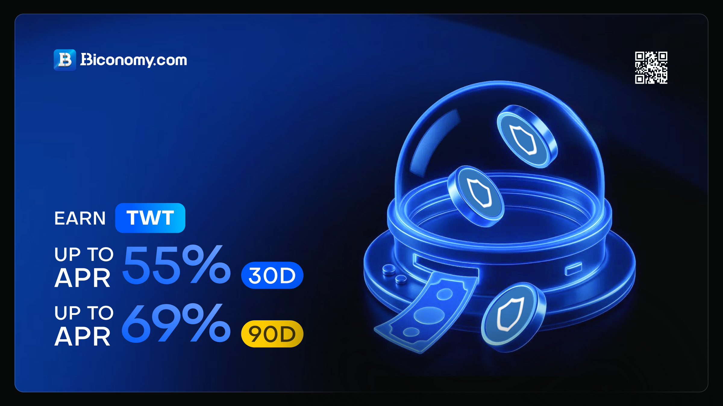 Biconomy.com Earn -Trust Wallet Token Locked Products: Enjoy Up to 69% ...