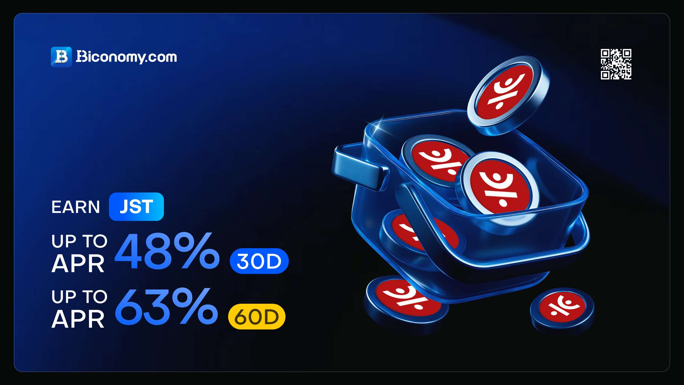 Biconomy.com Earn -JUST Locked Products: Enjoy Up to 63% APR in Rewards ...
