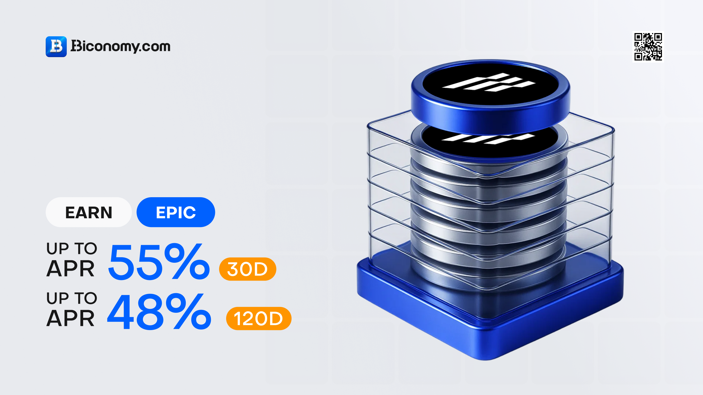 Biconomy.com Earn -Epic Chain Locked Products: Enjoy Up to 55% APR in ...