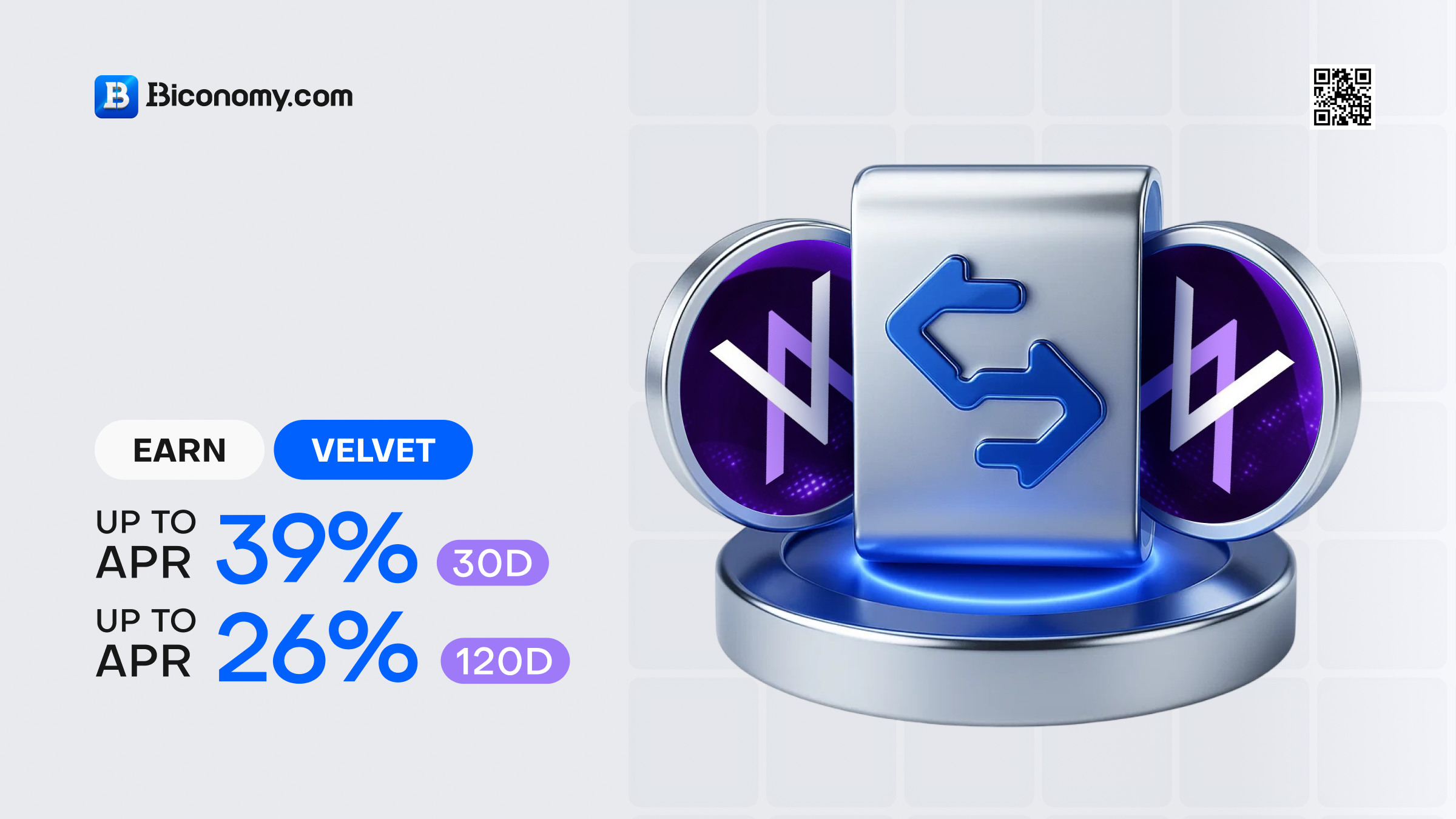 Biconomy.com Earn -Velvet Locked Products: Enjoy Up to 39% APR in ...