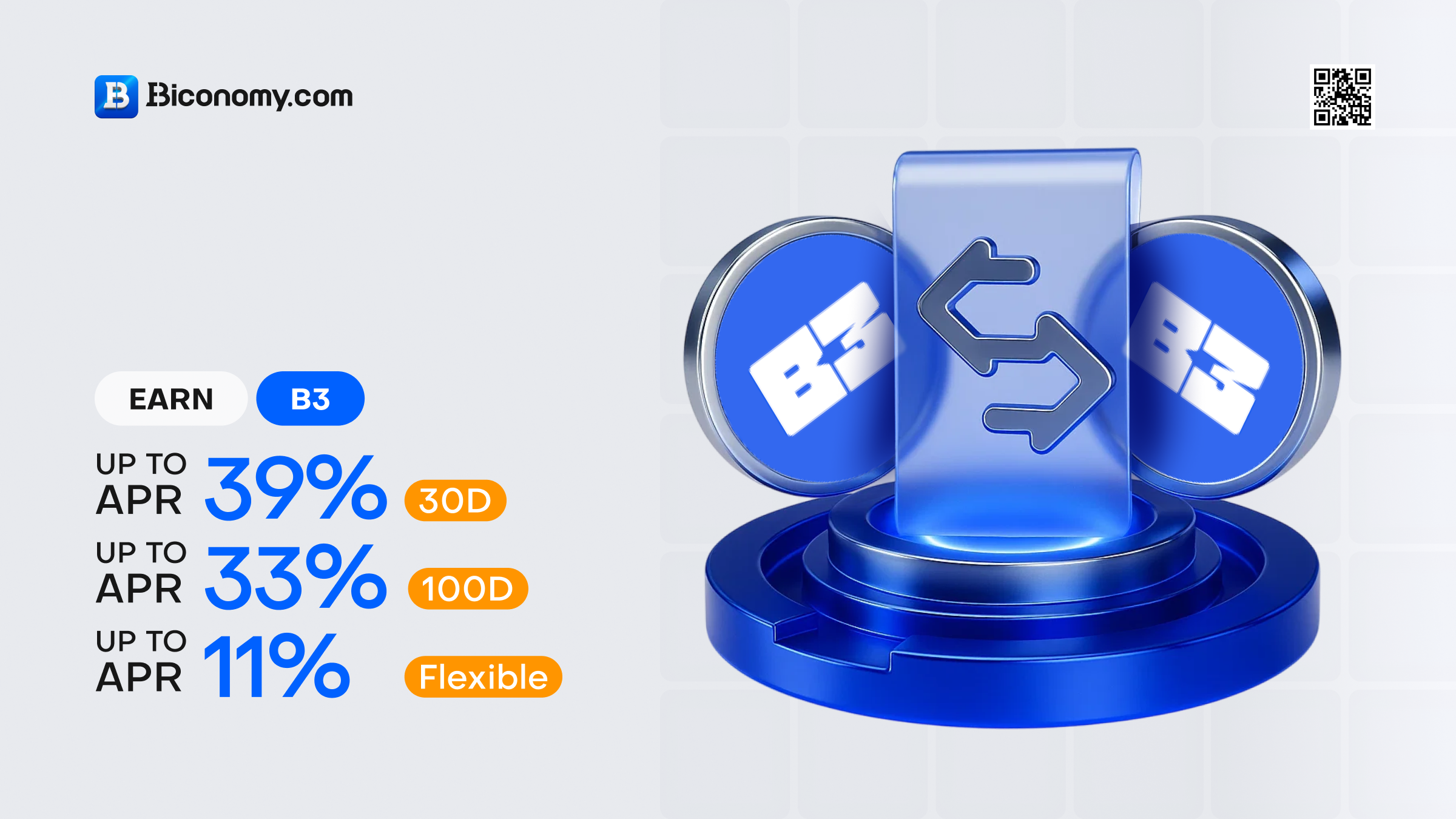 Biconomy.com Earn -B3 (Base) Locked Products: Enjoy Up to 39% APR in ...