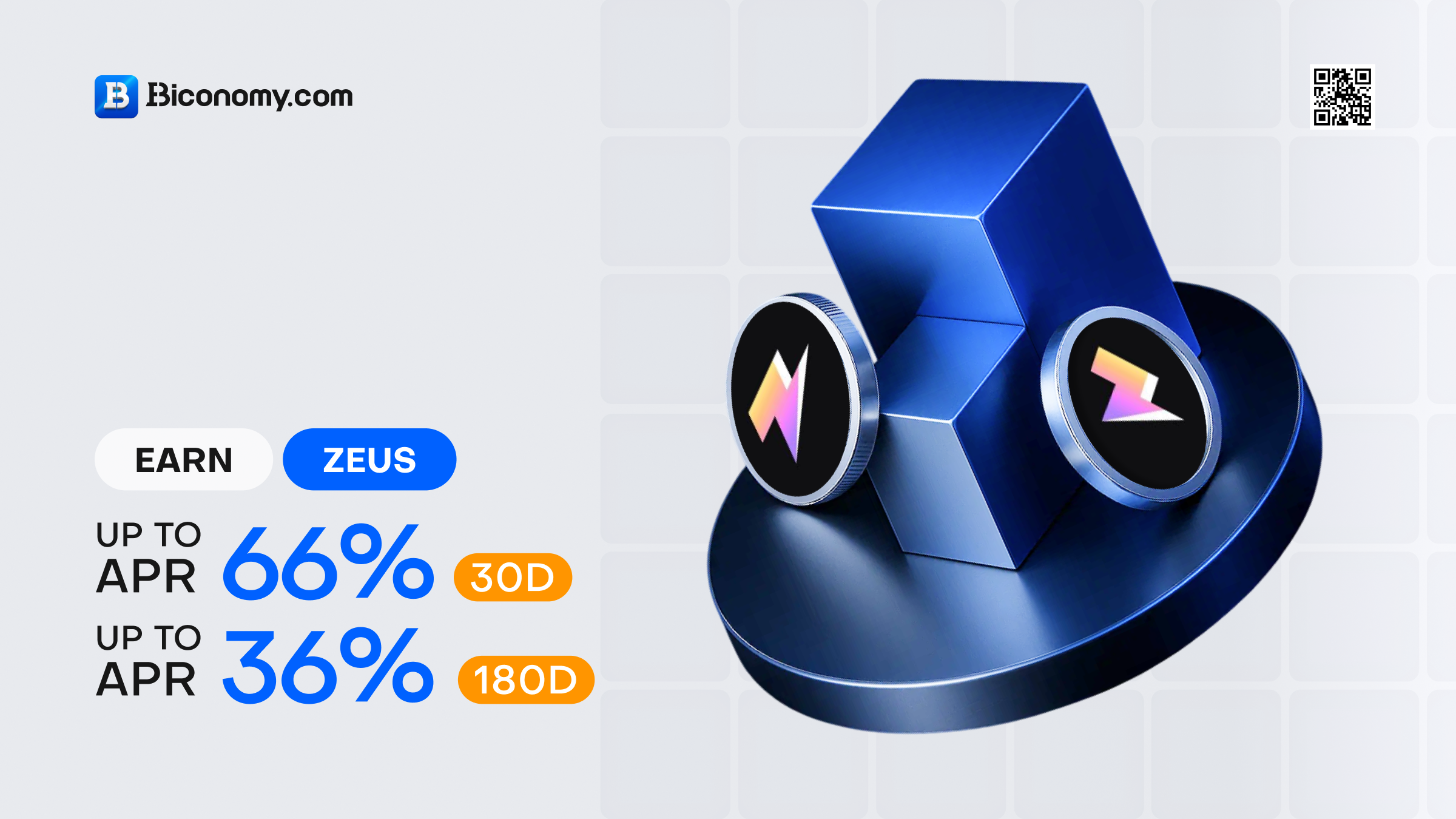 Biconomy.com Earn -Zeus Network Locked Products: Enjoy Up to 66% APR in ...