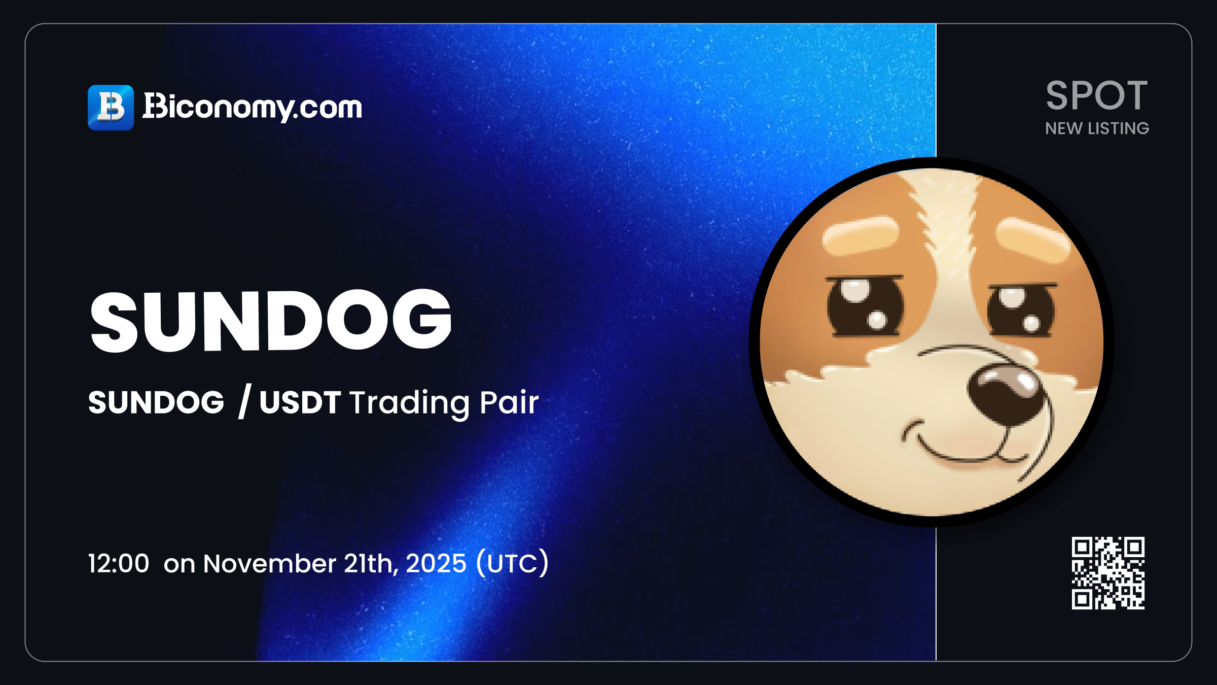 Biconomy.com New Listing SUNDOG (SUNDOG) for Spot Trading! – Biconomy ...