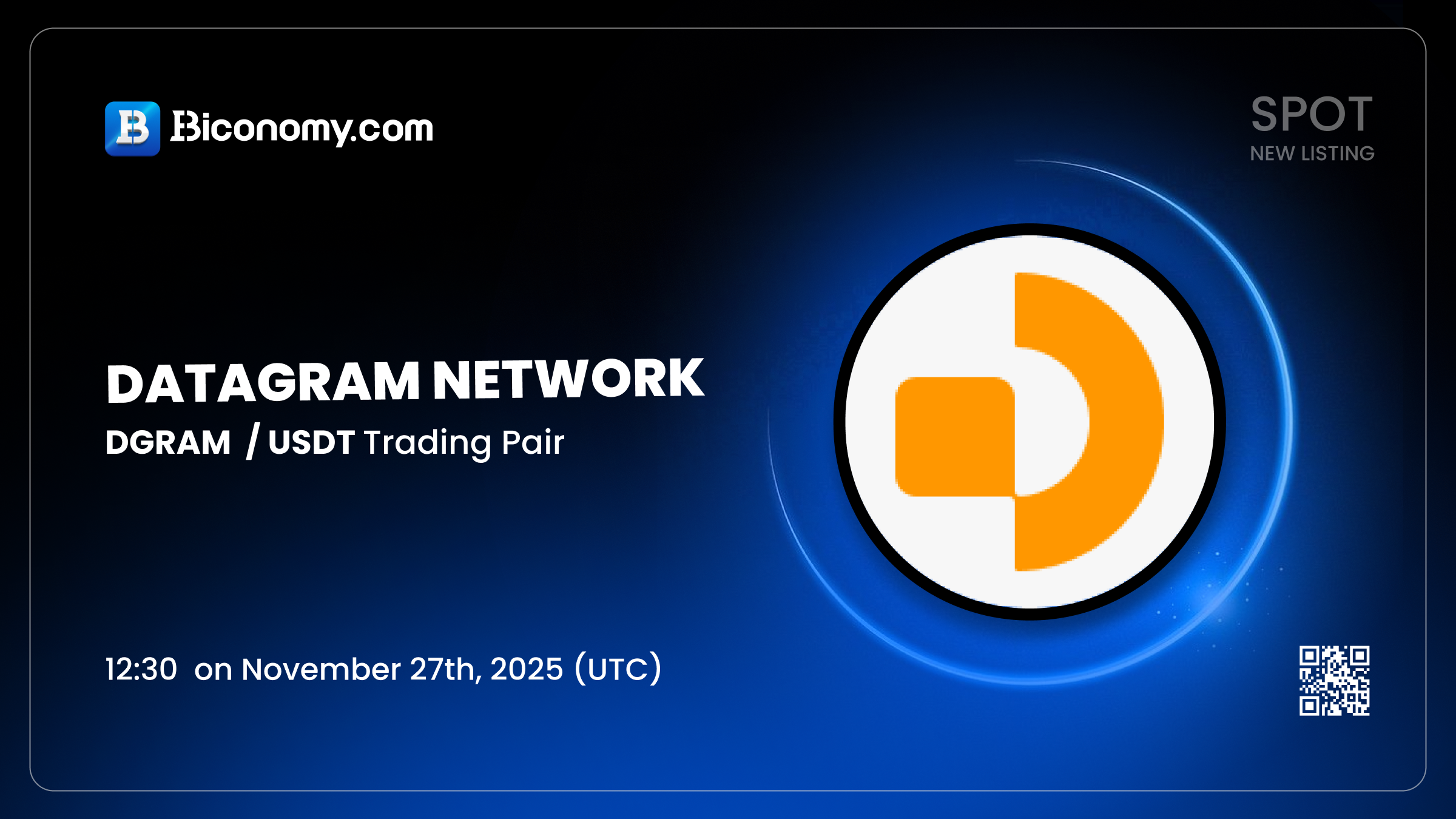 Biconomy.com New Listing Datagram Network (DGRAM) for Spot Trading ...