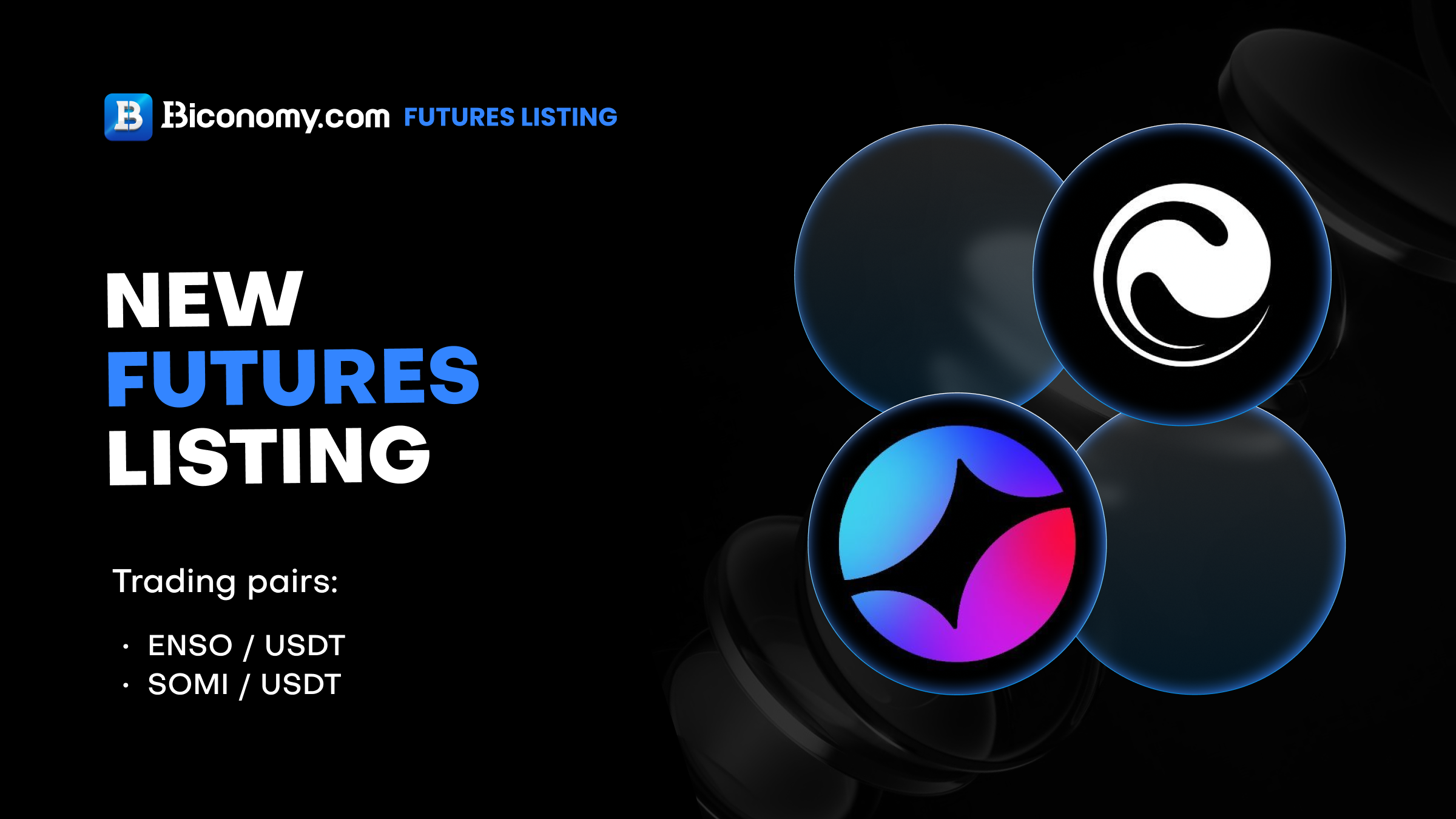 Biconomy.com will launch ENSO and SOMI futures trading pairs ...