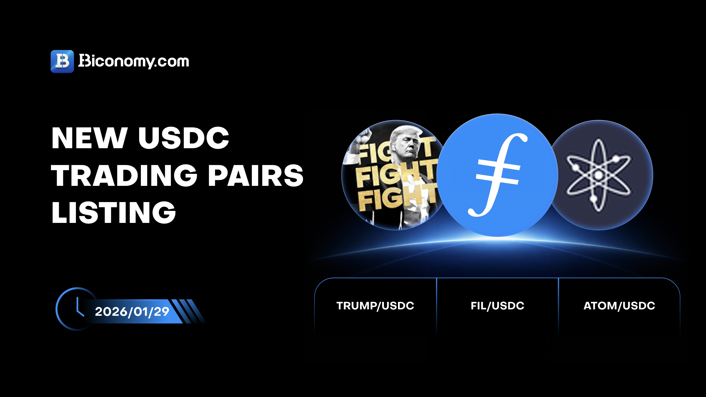 🔔 Biconomy Yeni Listeleme: TRUMP, FIL ve ATOM USDC İşlem Çiftleri ...